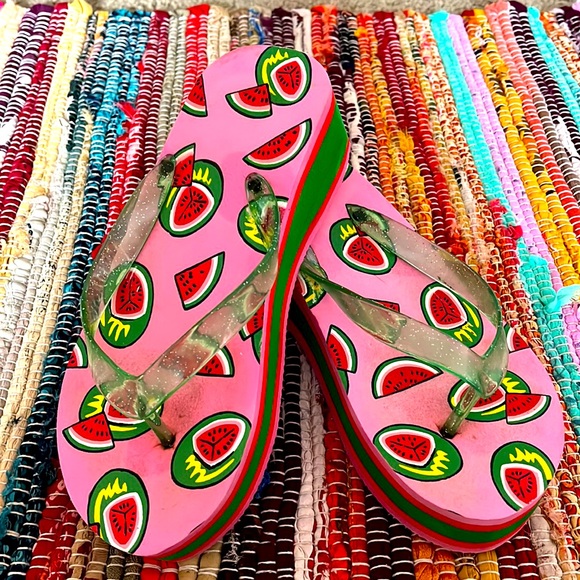Shoes | Y2k Watermelon Platform Sandals | Poshmark